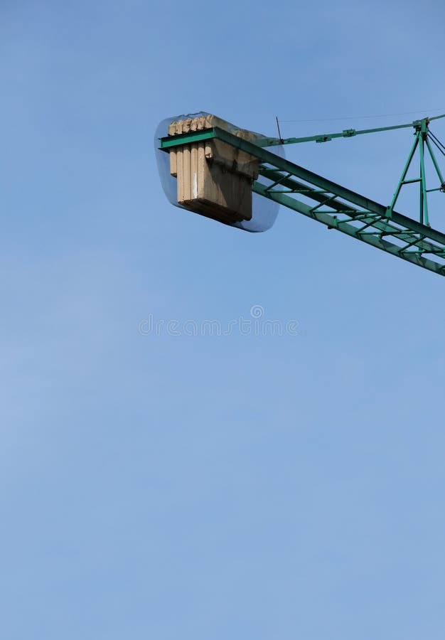 Le Contrepoids D'une Grue De Construction, Détail Image stock - Image ...