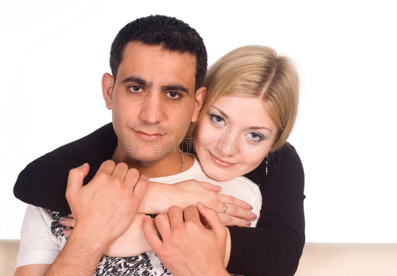 Le couple gentil se repose photo stock. Image du verticale - 20958052