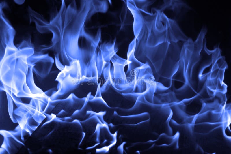 Texture De Feu Bleu