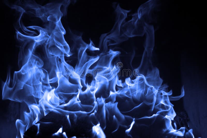 Le feu bleu image stock. Image du couleur, fermer, grand - 33918879