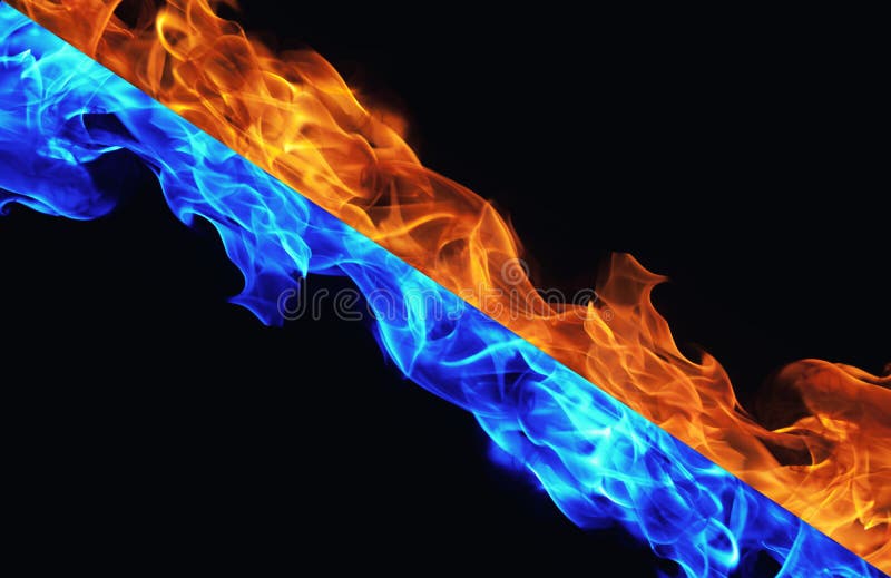 Flammes bleues d'incendie photo stock. Image du bleues - 49856938