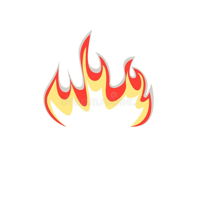 Le Feu, Symbole De Signe D'insigne Du Feu Illustration Stock ...