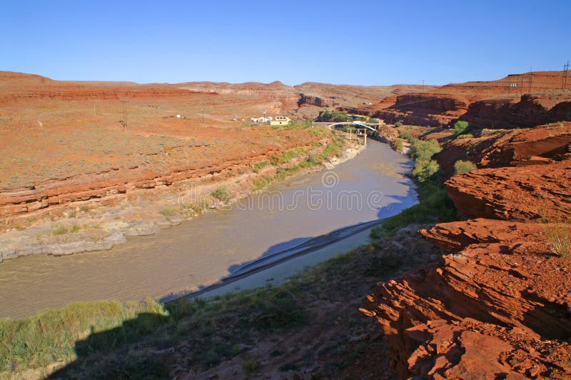 Le Fleuve Colorado Et Grand Canyon, Nevada, Etats-Unis Photo stock ...