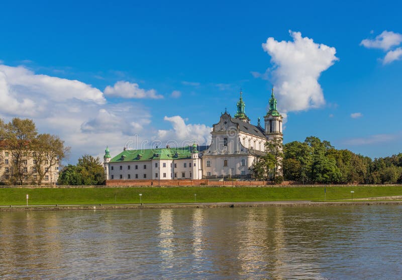 Le Fleuve Vistule Cracovie, Pologne Image stock - Image du escaliers ...