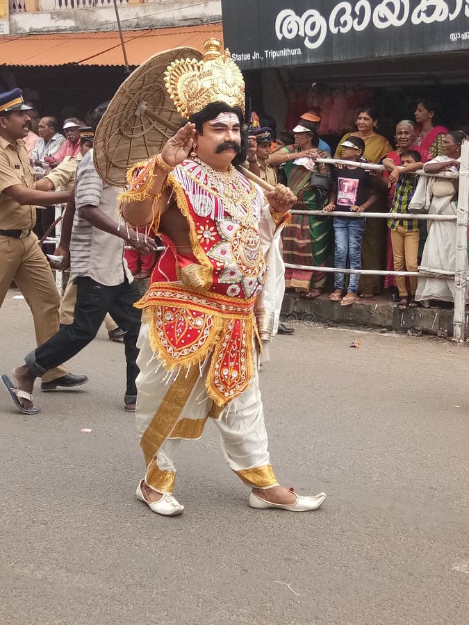 Le Grand Maha Bali Thamburan : Onam Image stock éditorial - Image du ...