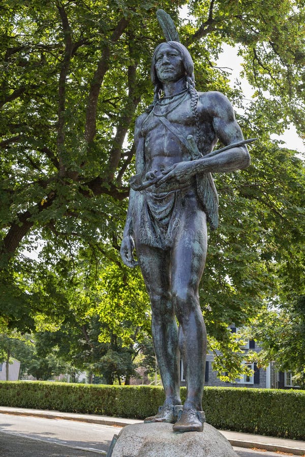 Massasoit Sachem Du Mémorial Du Peuple Wampanoag Photo stock éditorial ...