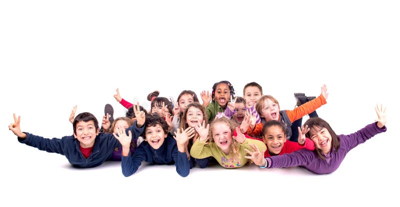 Le groupe des enfants image stock. Image du masculin - 44904527