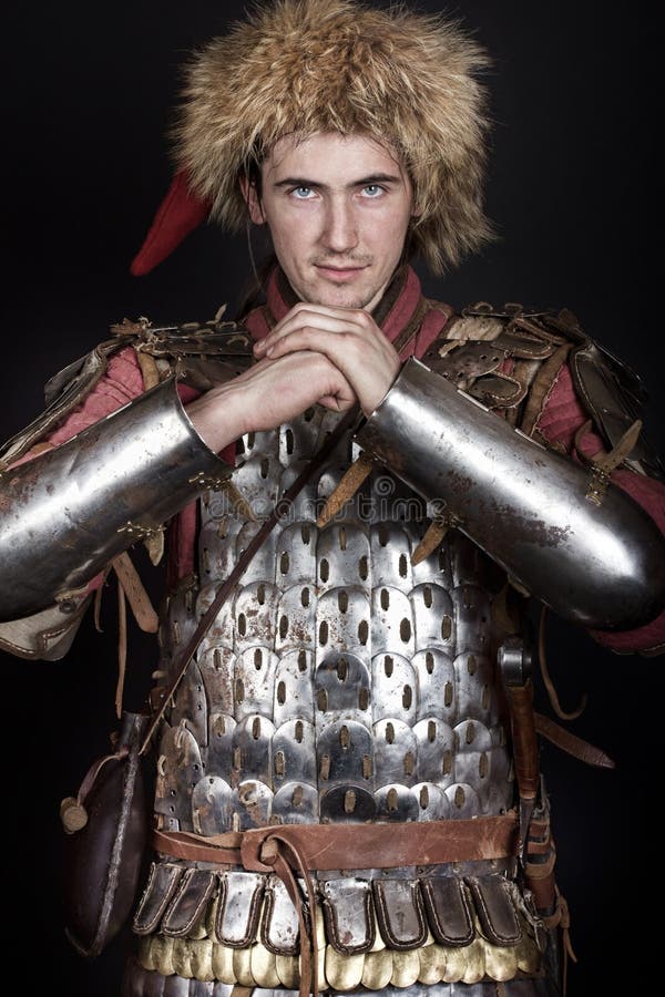 Le Guerrier Est Prêt Pour Le Combat Image stock - Image du fourrure ...