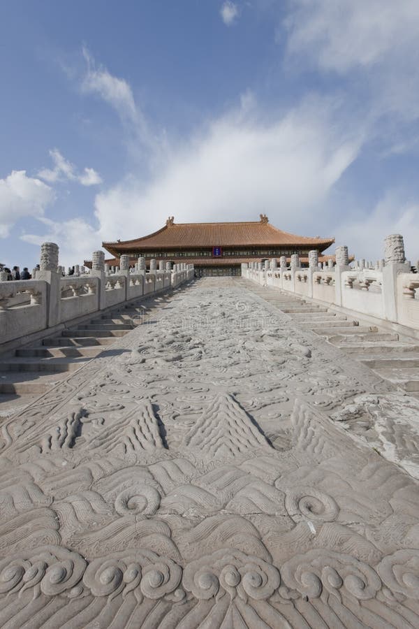 Le Hall De L'harmonie Supreme Dans La Ville Interdite Image stock ...