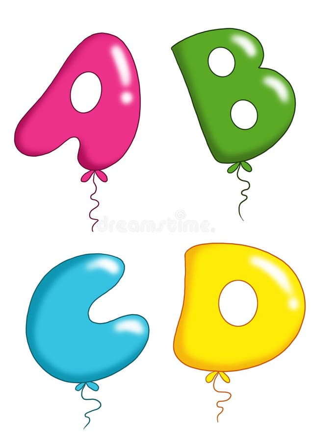 Le Jouet D'alphabet Monte En Ballon 1 Illustration Stock - Illustration ...