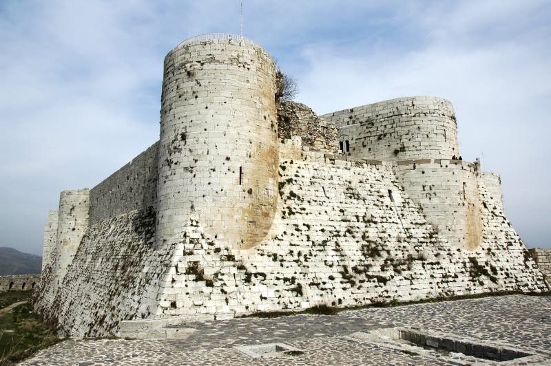 Le Krak photo stock. Image du médiéval, moyen, jordan - 7339594