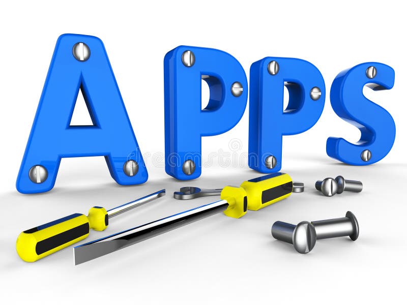 Les Applications Logiciels Montrent Les Programmes, La Programmation Et ...