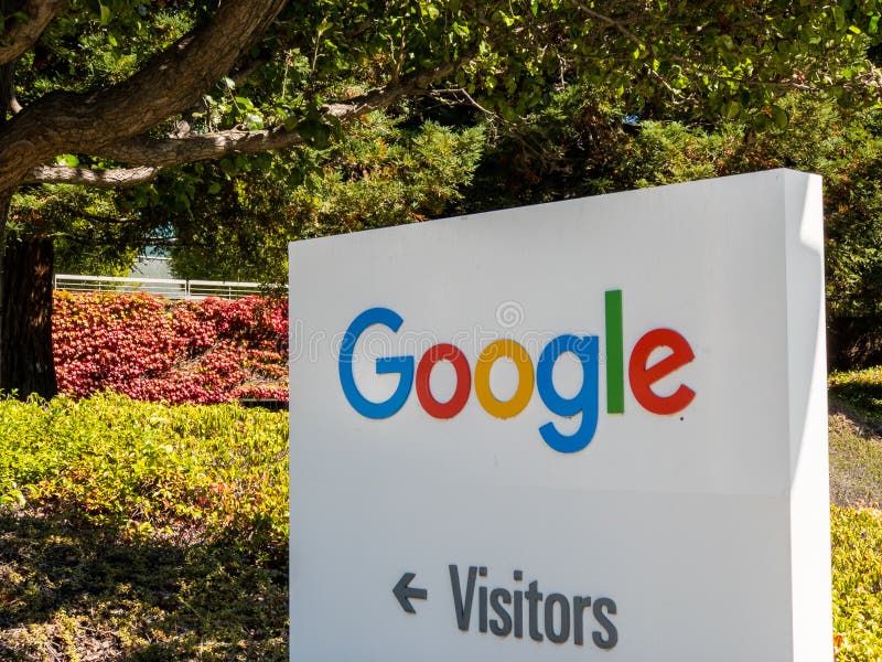 Le Logo De Google à Googleplex Siège Le Bureau Principal Photographie ...