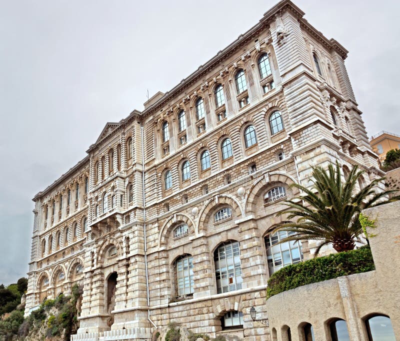 Le Monaco - Musée Océanographique Image éditorial - Image du littoral ...