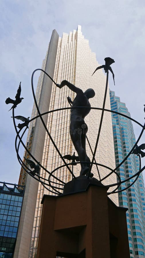 Le Monument Du Multiculturalisme Dans Le Canada De Toronto, Juillet ...