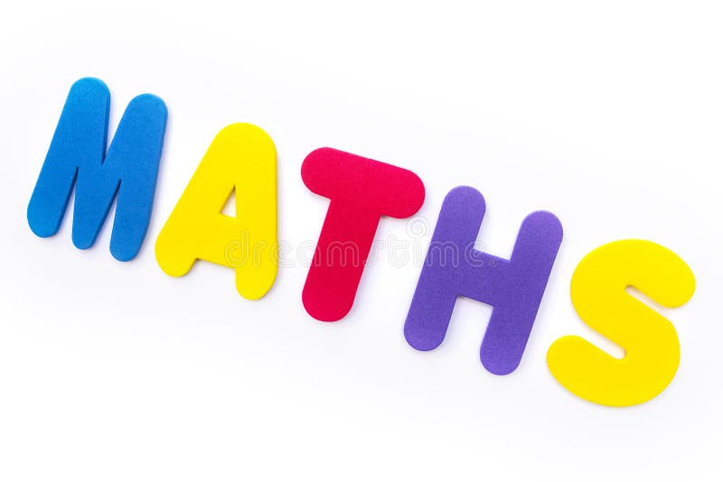 Le mot MATHS image stock. Image du mathématiques, connaissance - 119290835