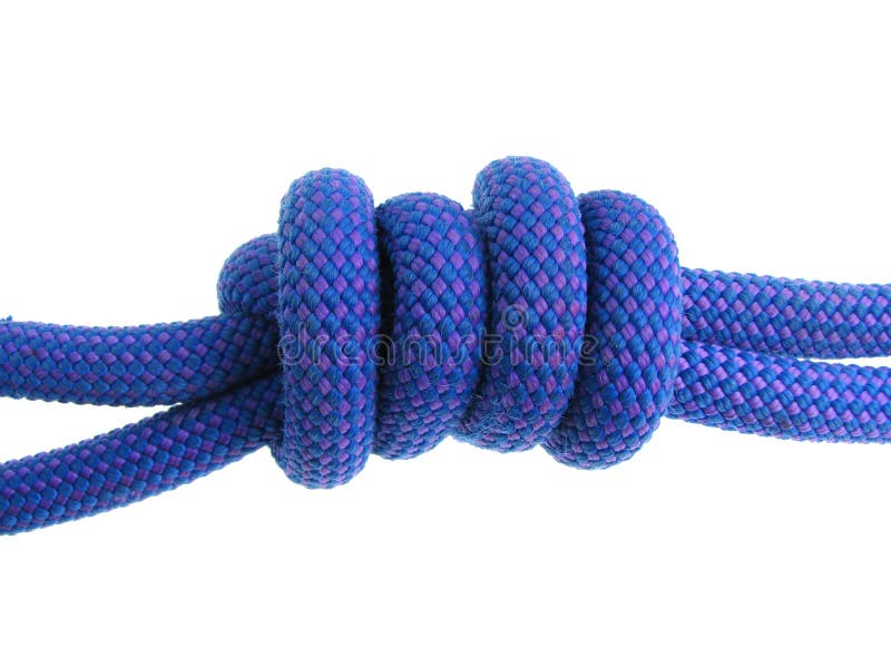 Le noeud du double pêcheur image stock. Image du attaché - 2987631
