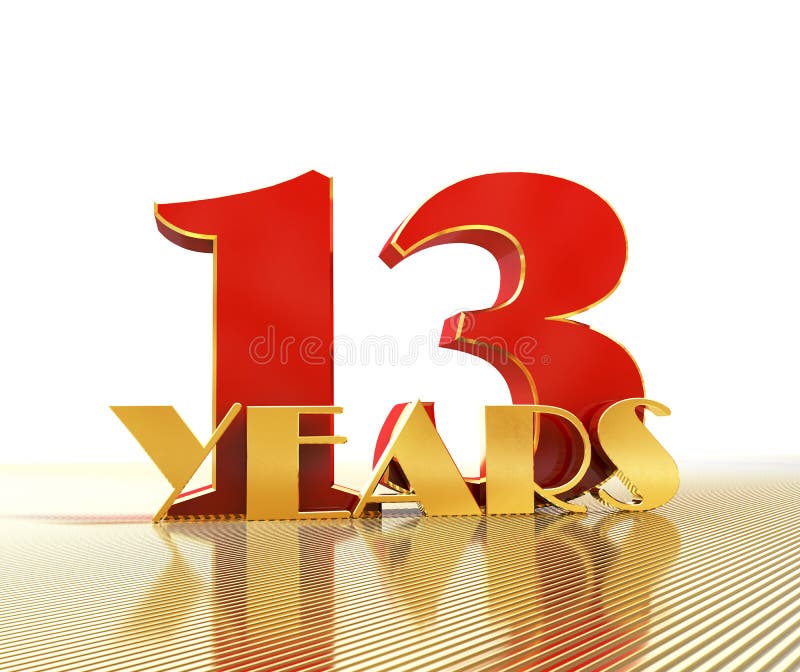 Dirigez Le Nombre D'or 13 Treize a Fait Du Ballon Gonflable Sur Le Fond ...