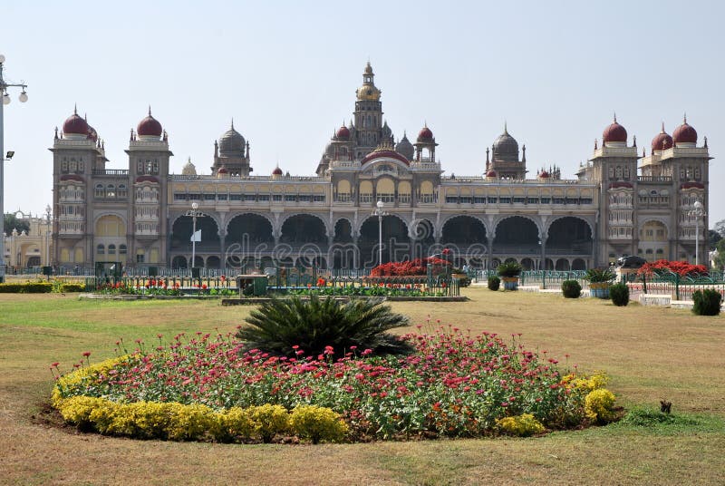 Le Palais De Mysore En Inde Photo stock - Image du temple, décoration ...