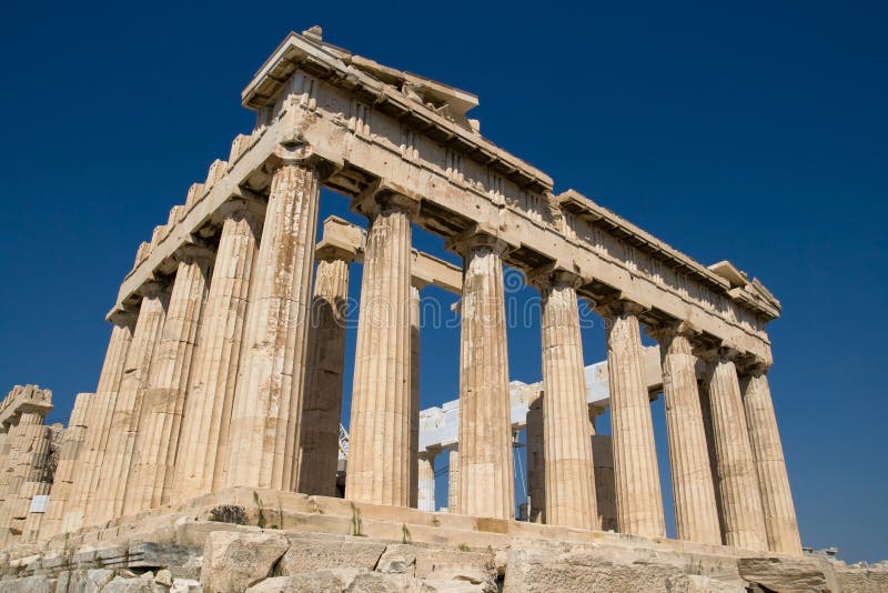 Le parthenon image stock. Image du fléaux, repère, grèce - 24687809