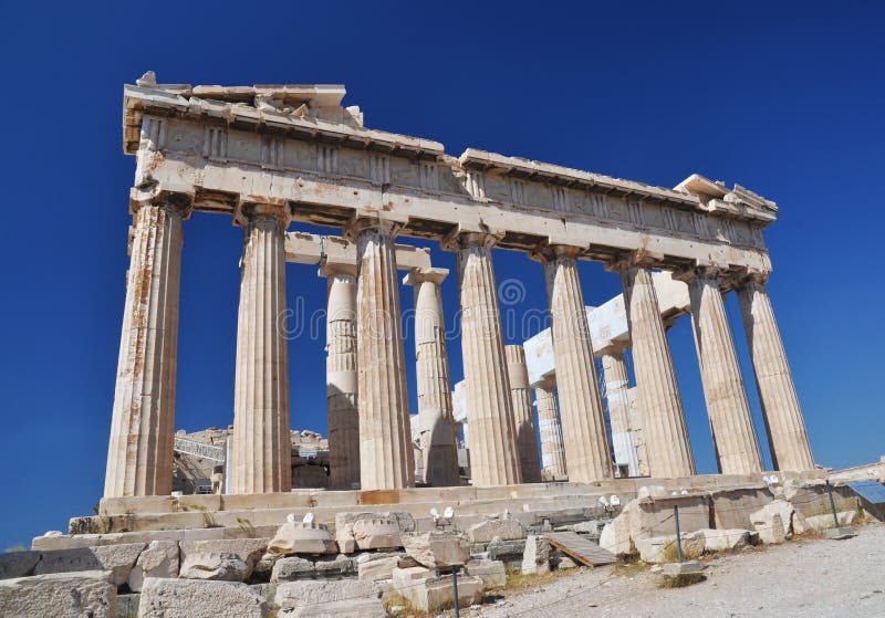 Le Parthenon, Athéna, Grèce Photo stock - Image du acropole, déesse ...
