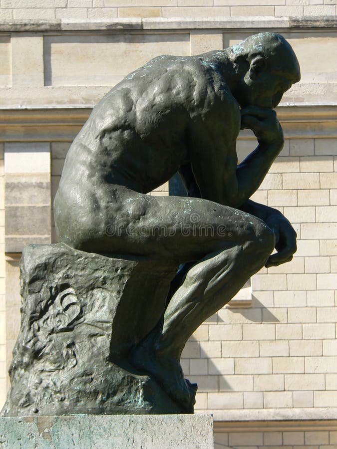 Le penseur, Paris editorial photo. Image of pedestal - 26899711