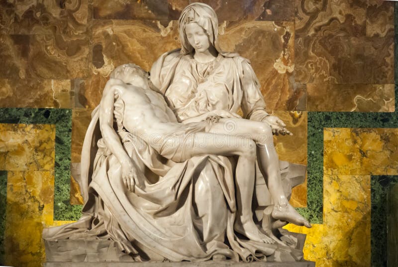 Le Pieta De Michaël Angelo En Cathédrale II De St Peter Image stock ...