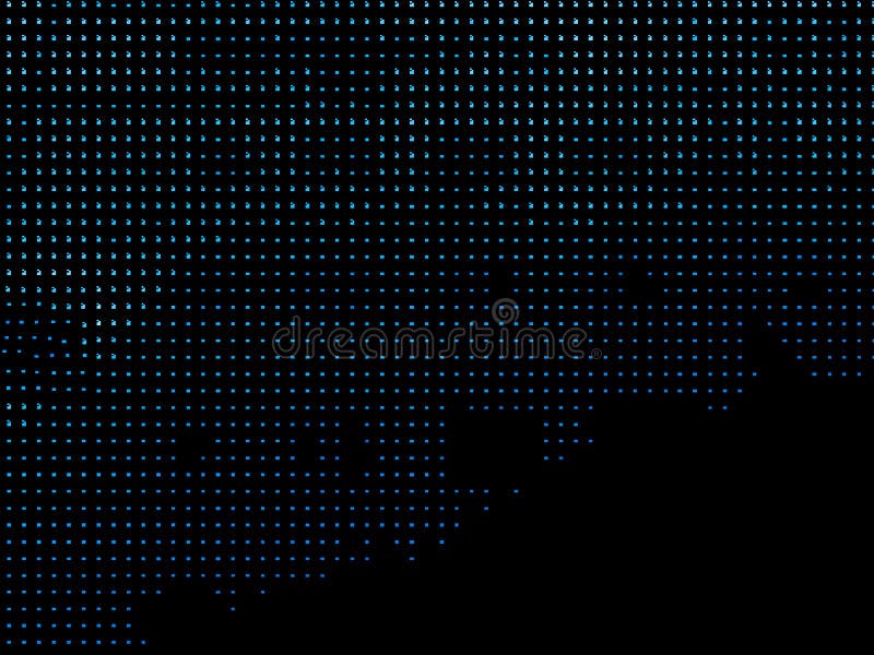 Le Pixel Bleu Horizontal Pointille Le Fond D'illustration Illustration ...