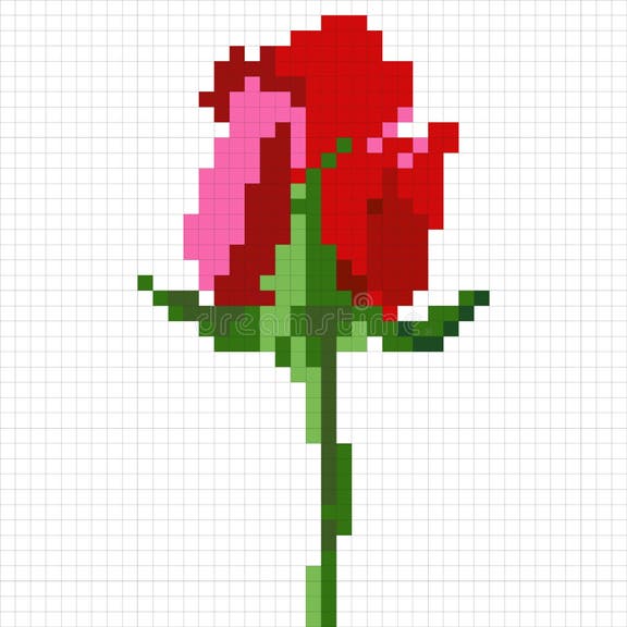 Le pixel s'est levé illustration de vecteur. Illustration du dessin ...