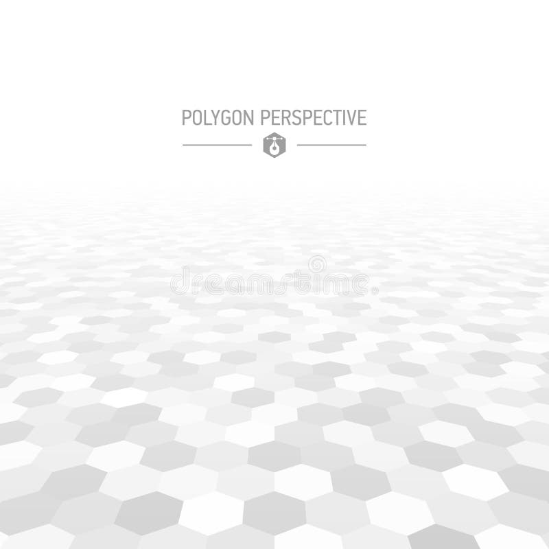 Le Polygone Forme La Perspective Illustration Stock - Illustration du ...