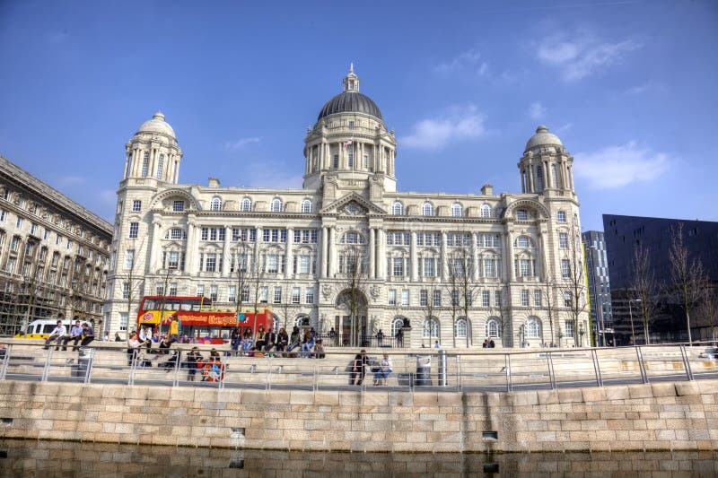Le Port De La Construction De Liverpool Photo stock éditorial - Image ...