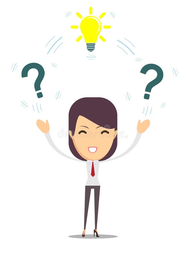 Le Processus De Trouver Une Solution Illustration de Vecteur ...