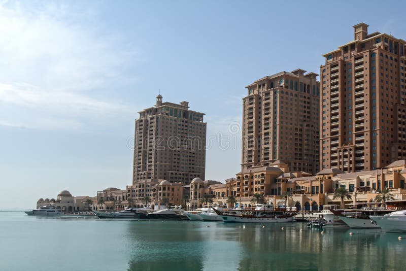 Le Qatar, Doha, Ville, Moderne, Arabe, Architecture Photo stock - Image ...