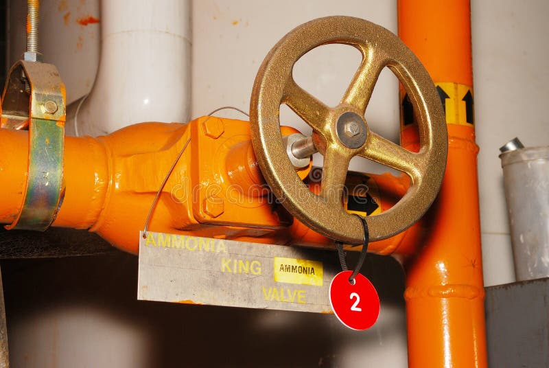 Vanne King photo stock. Image of ammoniaque, tuyau, refroidissement ...