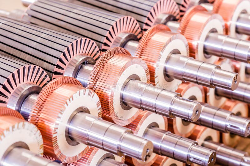 Le Rotor De Moteur électrique Des Actions Photo stock - Image of ...