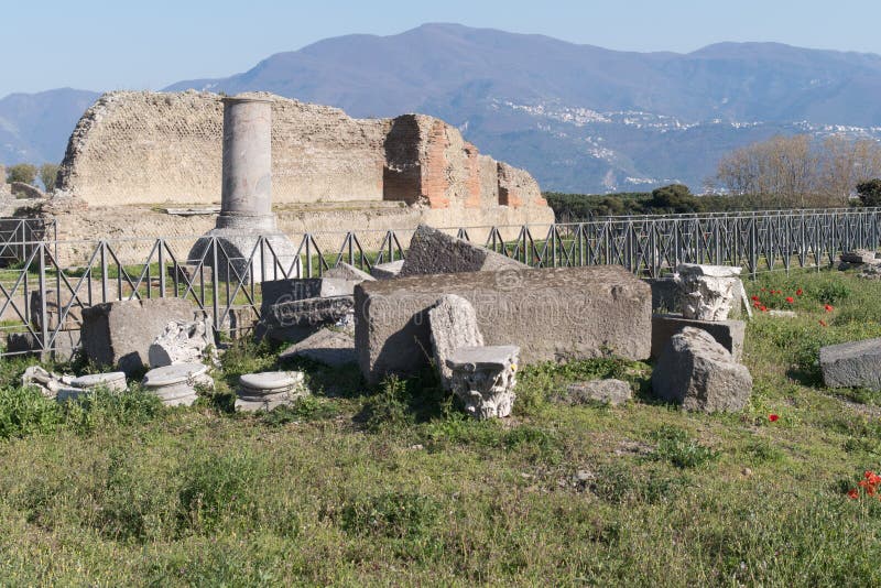 Le Rovine Di Pompei, Italia Fotografia Stock - Immagine di pompei ...