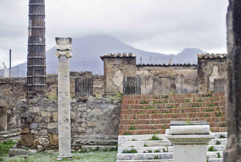 Rovine Di Pompei, Sito Del Patrimonio Mondiale Dell'Unesco, Regione Di ...