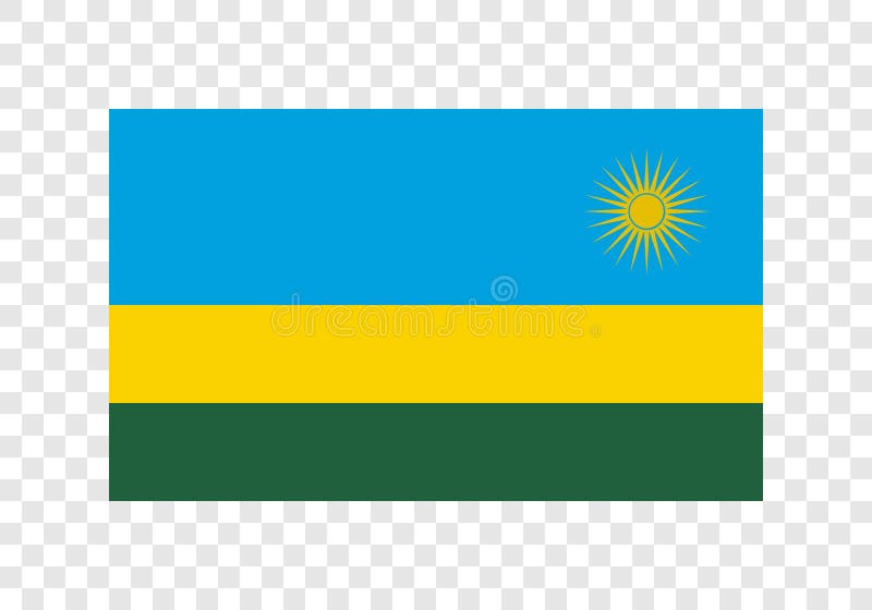 Symbole Officiel Du Drapeau National Du Rwanda Illustration Stock ...