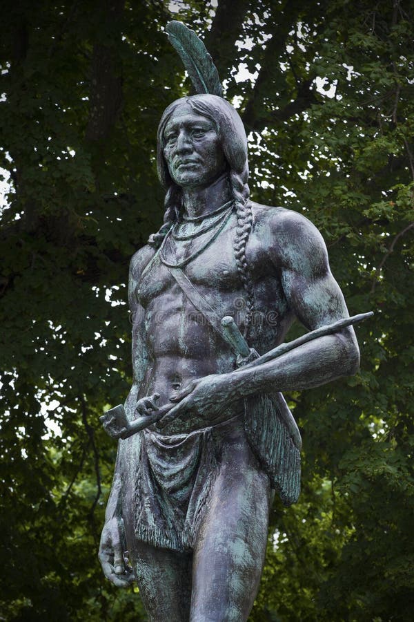 Massasoit Sachem Du Mémorial Du Peuple Wampanoag Photo stock éditorial ...