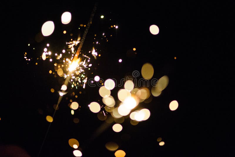 Scintille Nello Scuro Scintille Natale E Tempo Del Nuovo Anno ...