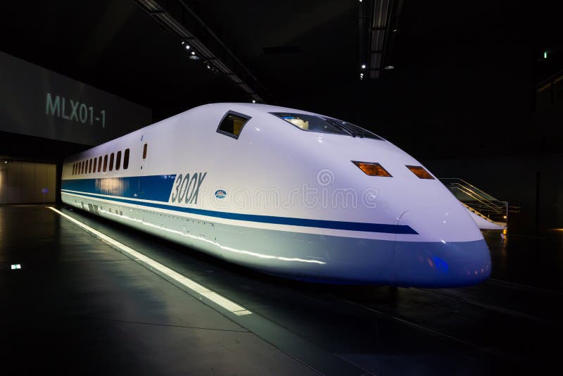 Le SCMaglev Et Le Parc Ferroviaire Image éditorial - Image du intérieur ...
