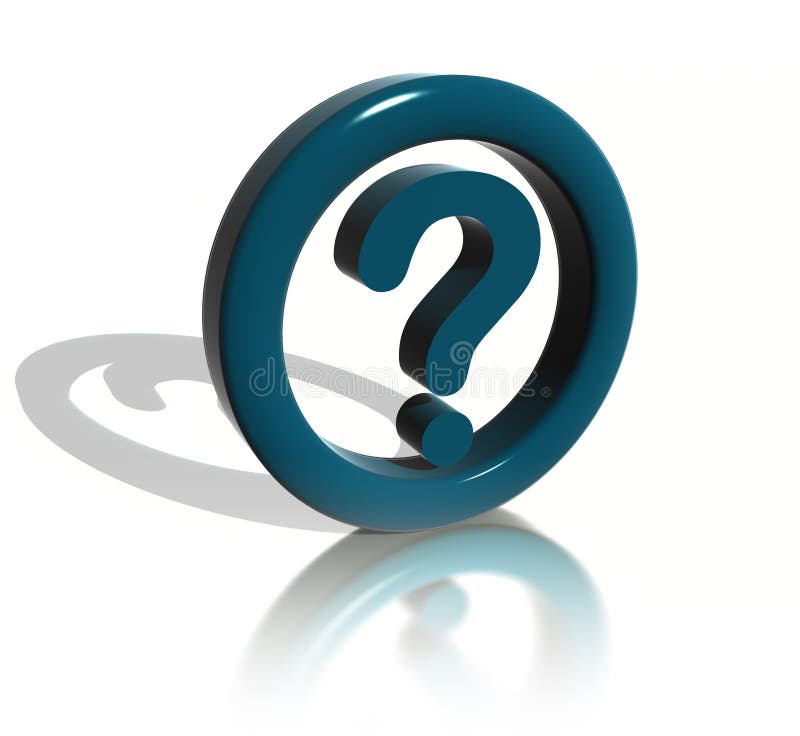 Signe de question illustration stock. Illustration du requête - 4205515