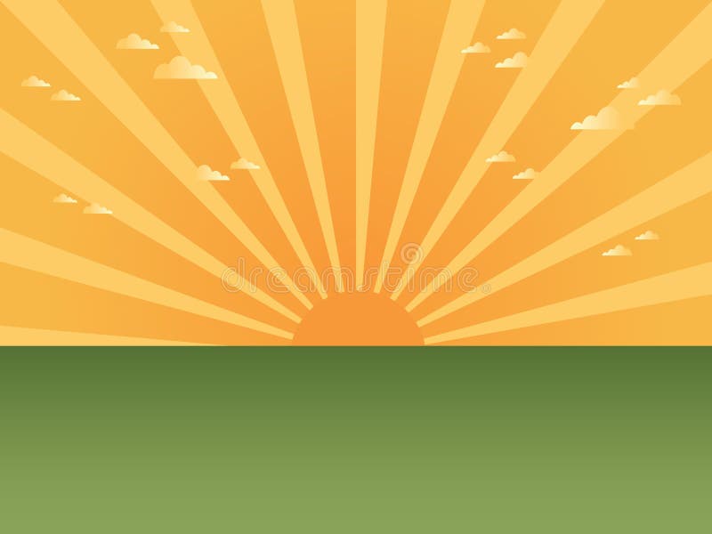 Nature and Couchers de soleil et levers d Illustrations & Vectors