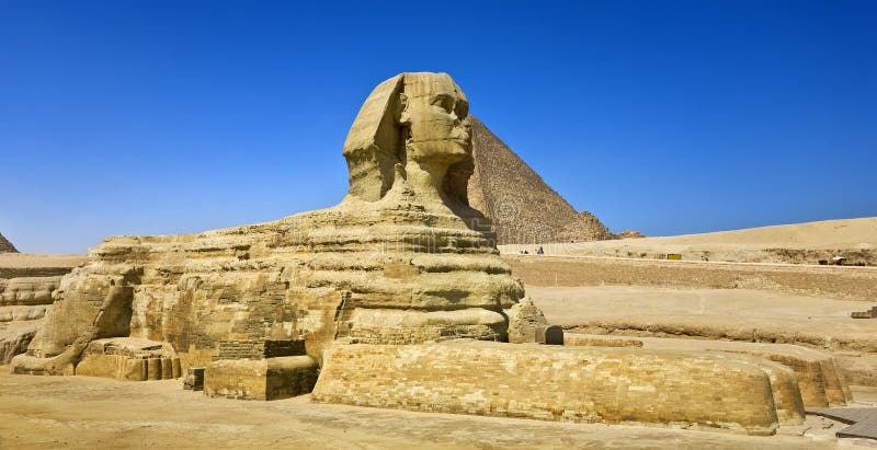 Le grand sphinx de Gizeh image stock. Image du sphinx - 32970929