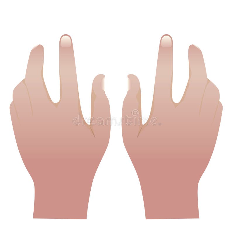 Le symbole de main illustration stock. Illustration du illustration ...