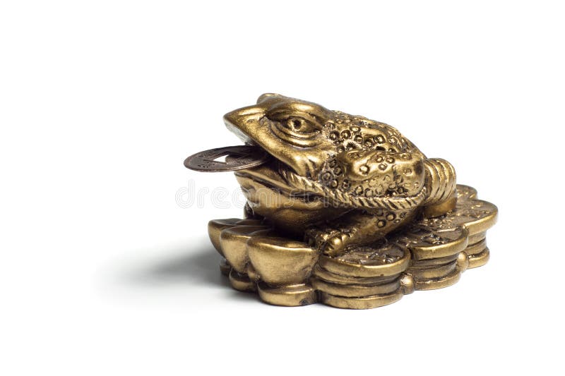 Talisman D'argent De Feng Shui Image stock - Image du heureux, rouge ...