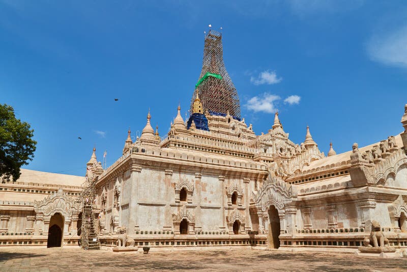 Le Temple D'Ananda Dans Bagan Photo stock - Image du pagode, stupéfier ...