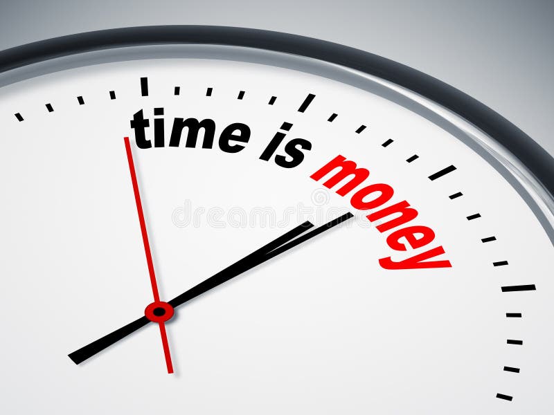 Le Temps, C'est De L'argent Image stock - Image du économiser, croix ...