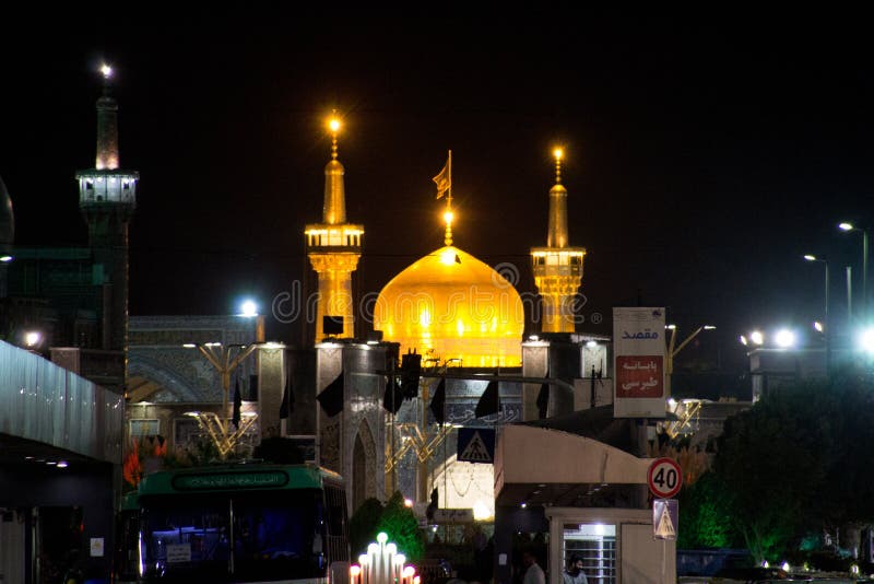 Le Tombeau D'Imam Ali Al-Rida Photo stock éditorial - Image of mosquée ...