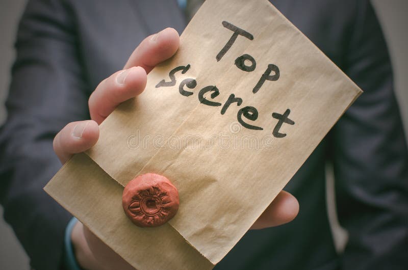 Le Top Secret Documente Le Concept L'information Importante Superbe ...